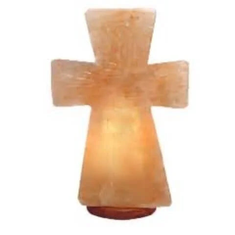 Buy Holy Himalayan Pink Cross Salt Lamp - Himalayan Salterz